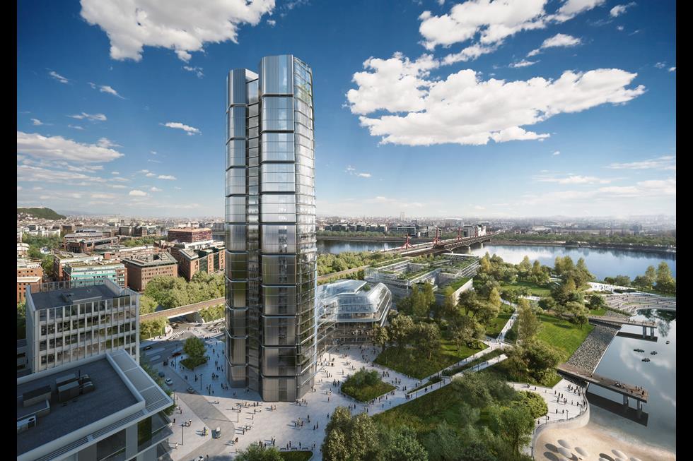 Foster unveils design for Budapest's tallest building | News | Building